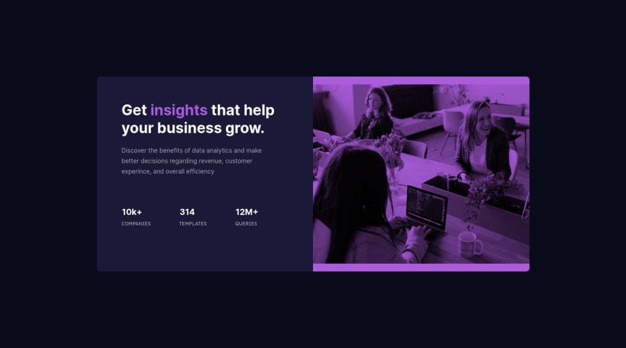 Frontend Mentor Stats Preview Card Component Using Html And Css
