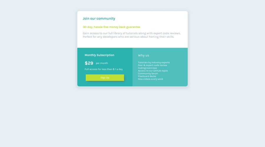 Frontend Mentor Responsive Landing Page Using Flexbox Coding