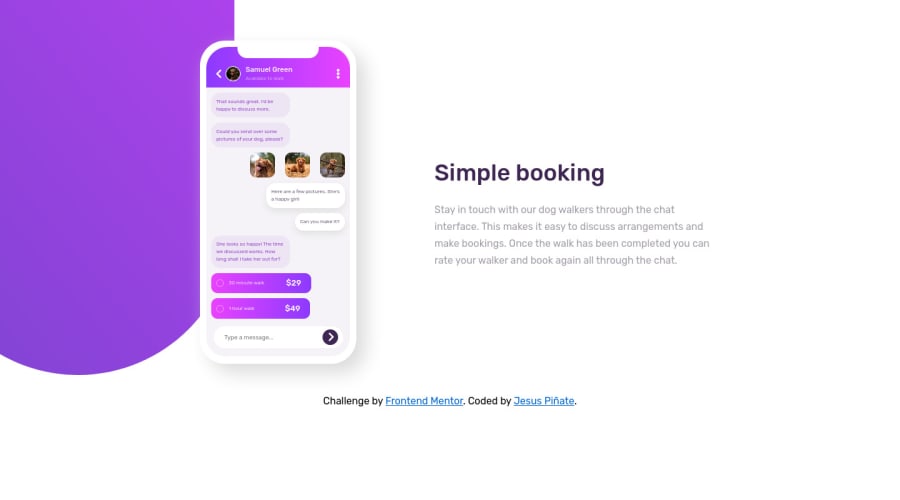 Frontend Mentor Chat App Css Illustration My Try On Html And Css