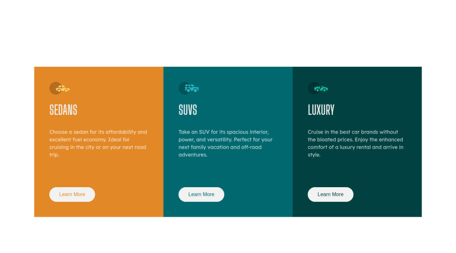 Frontend Mentor 3 Column Preview Card Component Using Bootstrap 5 Coding Challenge Solution 6062