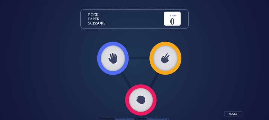 Frontend Mentor Rock Paper Scissors Game With Vanilla Javascript Css