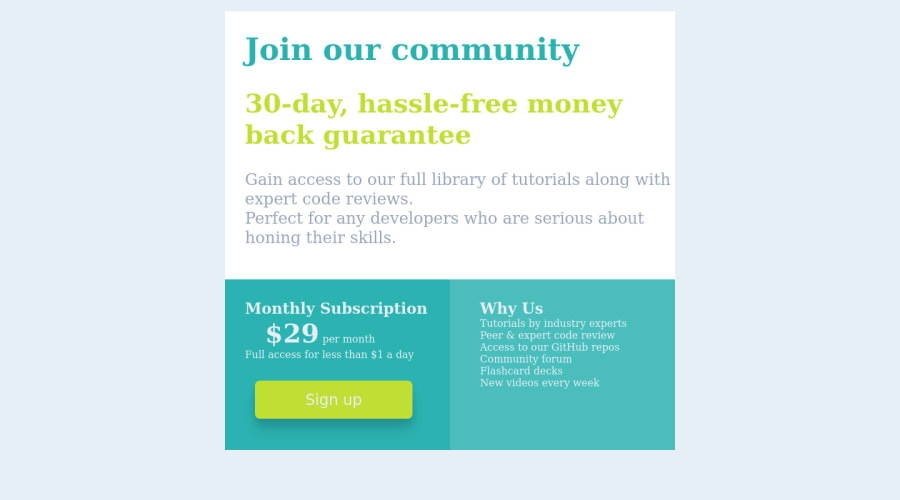 Frontend Mentor Basic Html And Css Style Using Grid Coding Challenge