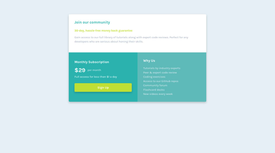Frontend Mentor Mobile First Site Using Html And Css