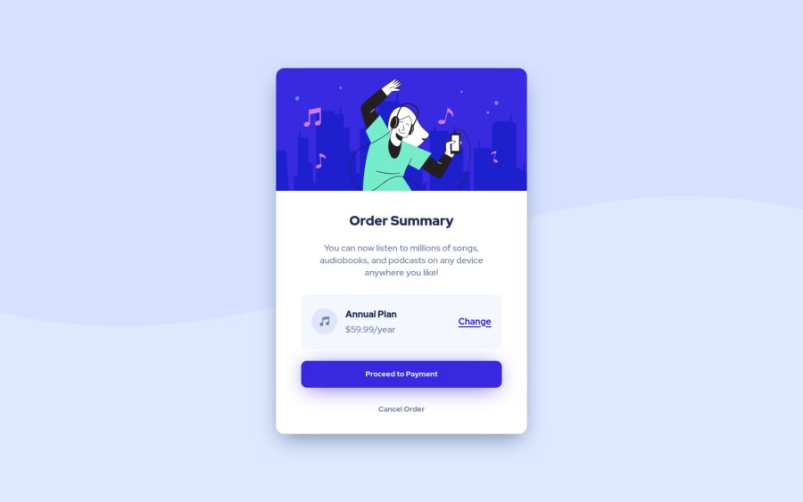 Frontend Mentor Responsive Summary Card Component Using