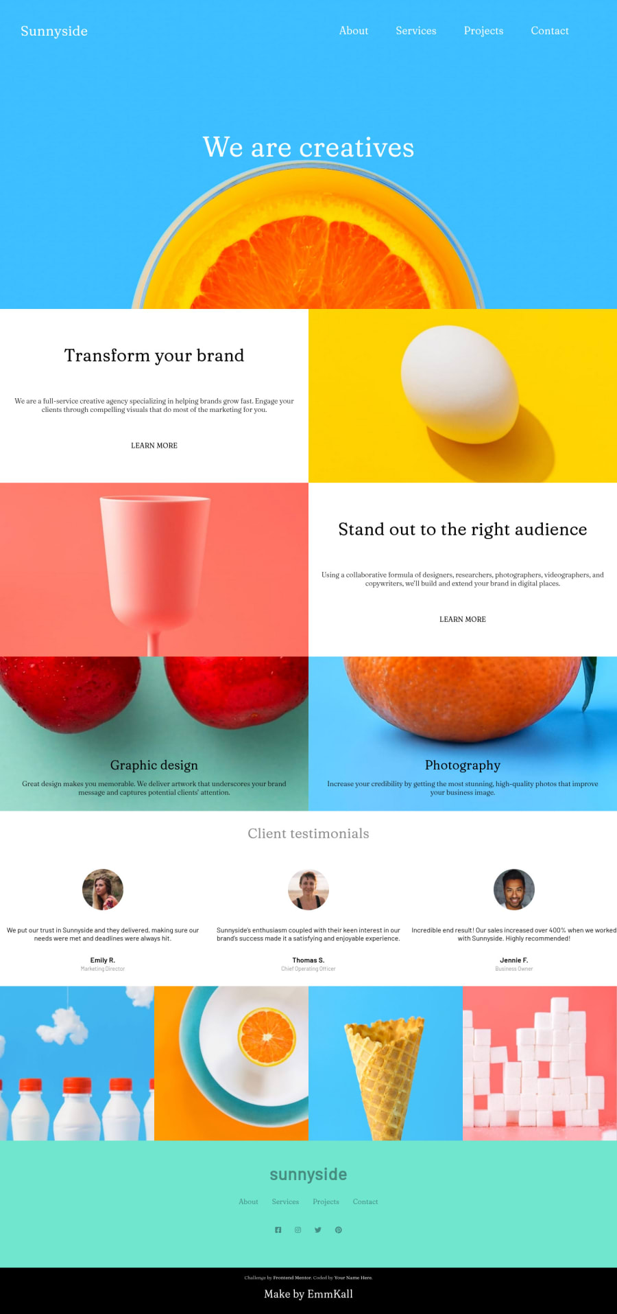 Frontend Mentor Css3 And Js Challange Coding Challenge Solution