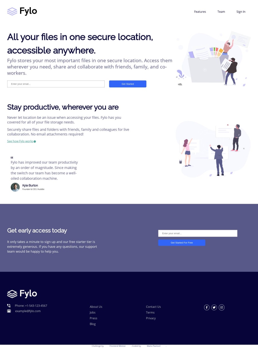 Frontend Mentor Html And Css And Flexbox Coding Challenge Solution