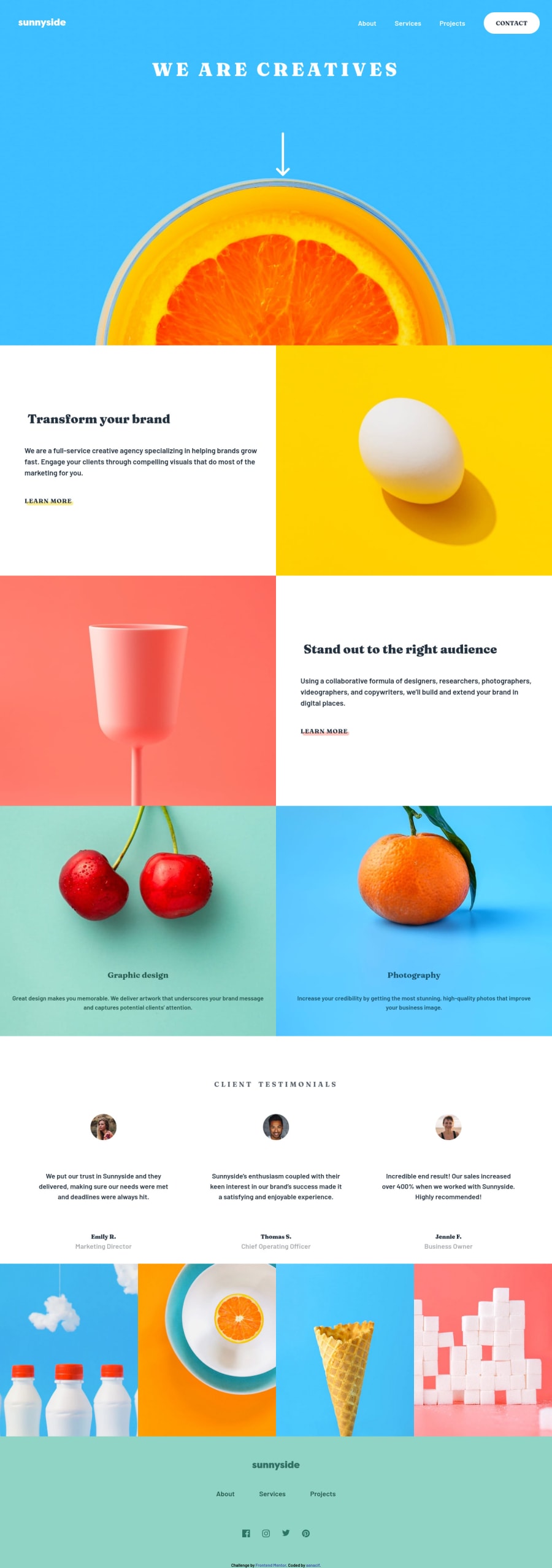 Frontend Mentor Grid Flexbox Sass Landing Page Coding