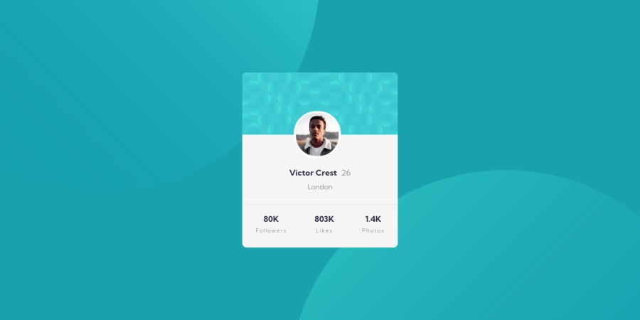 Frontend Mentor Project 5 Profile Card Component Using Html Css