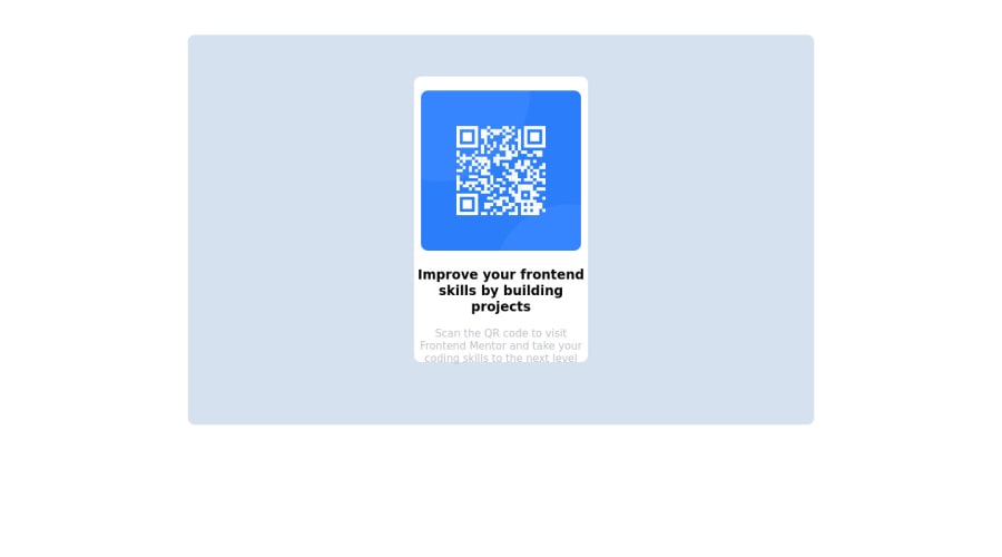 Frontend Mentor Qrcode Solution Using Html And Css Coding Challenge
