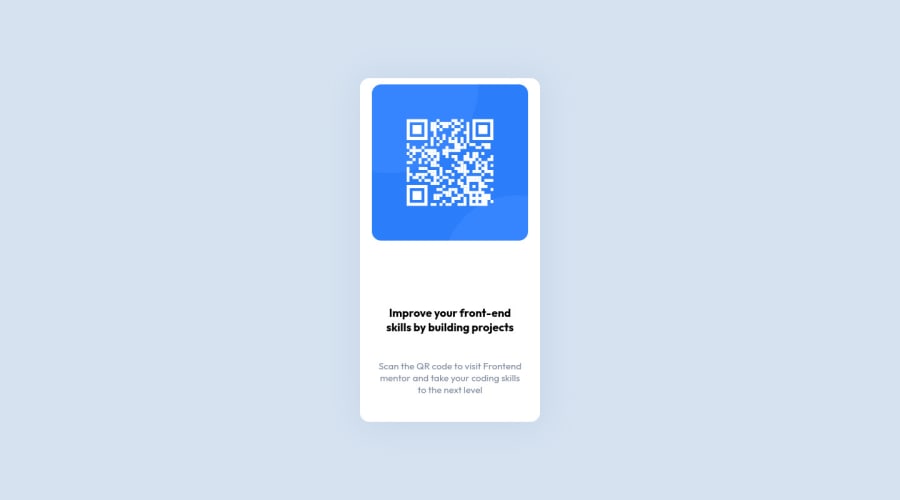 Frontend Mentor Qr Code Component Using Html And Css Coding Challenge