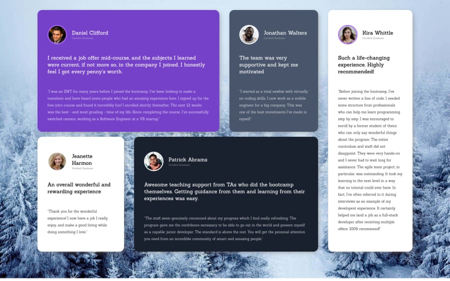 Frontend Mentor Html And Css Grid Layout Coding