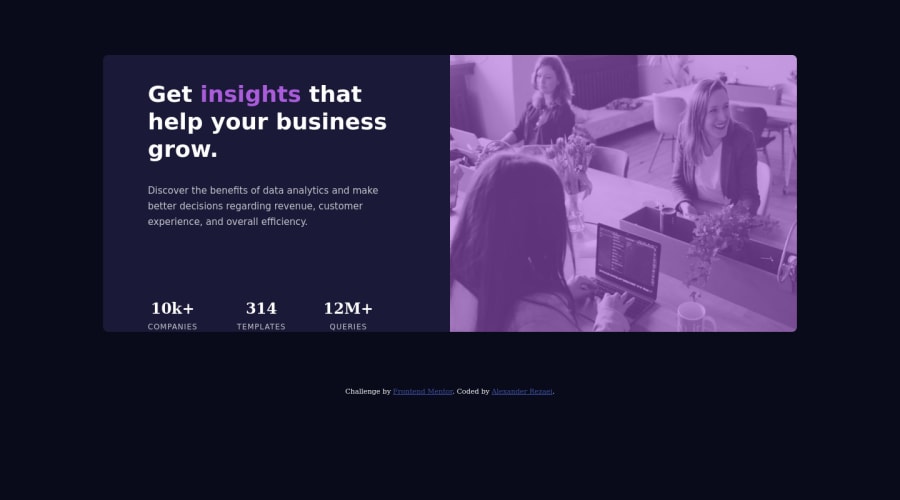Frontend Mentor Css Html Flexbox Coding Challenge Solution
