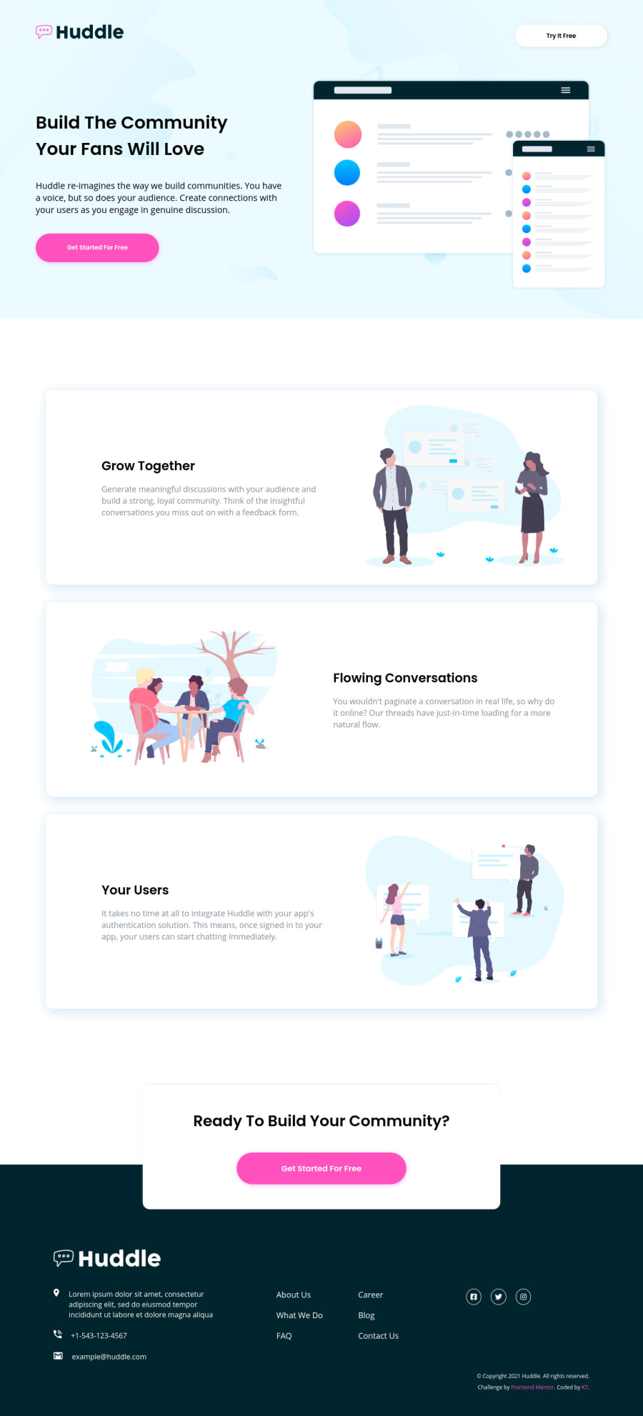 Frontend Mentor Bem I Think Sass And Flexbox Is Used For This