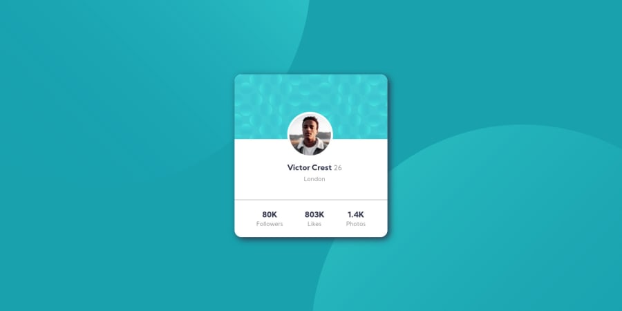 Frontend Mentor Profile Card Component Using Html And Css Coding