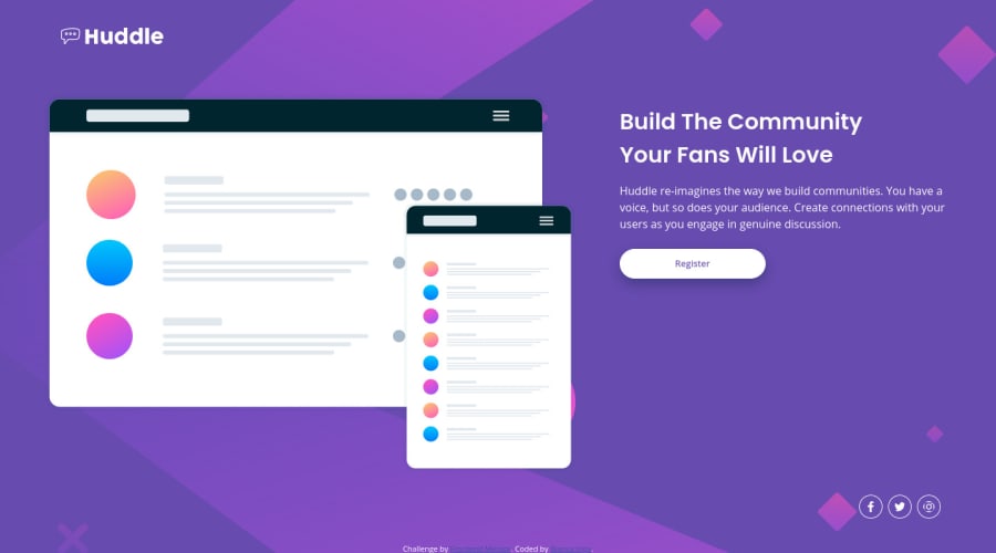 Frontend Mentor Mobile First Solution Using Css Flexbox