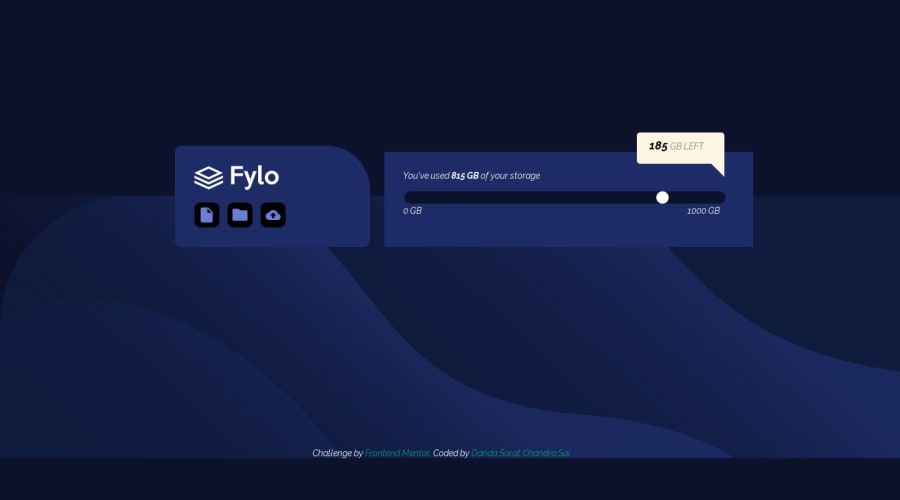 Frontend Mentor Fylo Data Storage Component Using Html And Css My