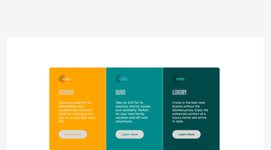 Frontend Mentor 3 Column Preview Card Challenge Using Html And Css Coding Challenge Solution