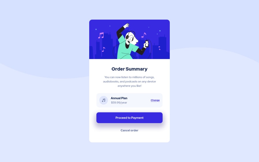Frontend Mentor Order Card Using React And Sass Coding Challenge Solution