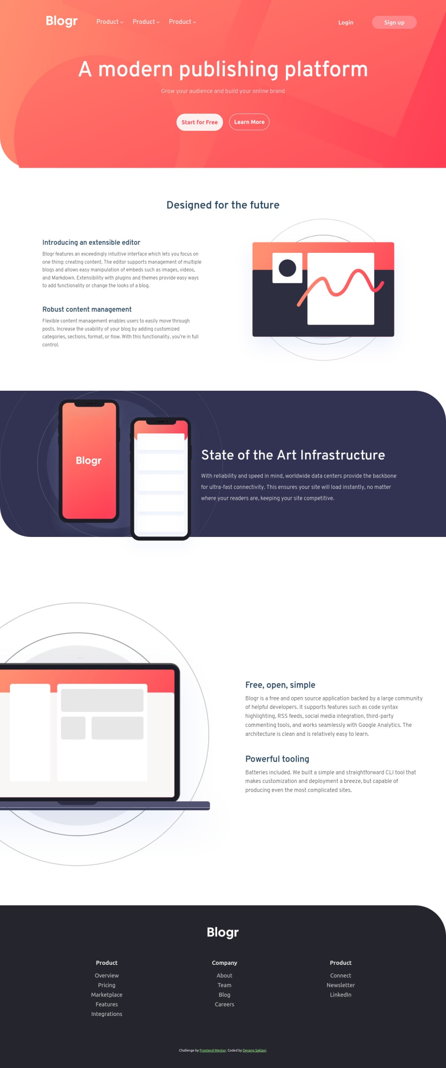 Frontend Mentor Html With Css Flexbox Coding Challenge Solution