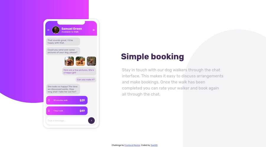 Frontend Mentor Chat App With Html And Sass Coding Challenge Solution