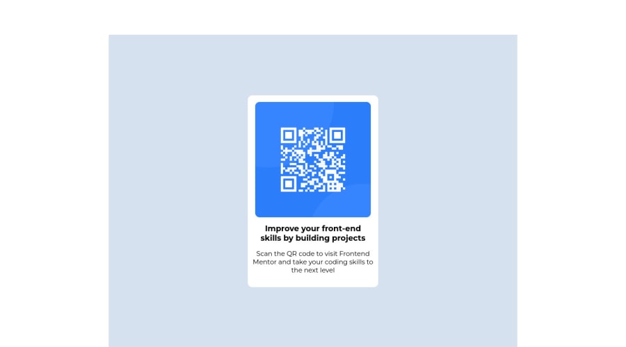 Frontend Mentor Qr Code Using Css Coding Challenge Solution