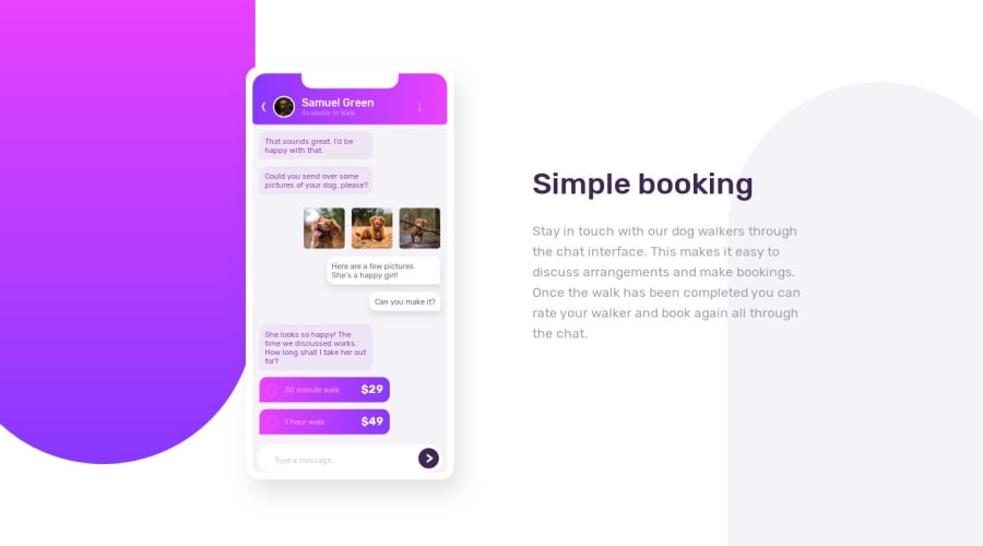 Frontend Mentor Chat App Illustration Using Pure Css Coding Challenge