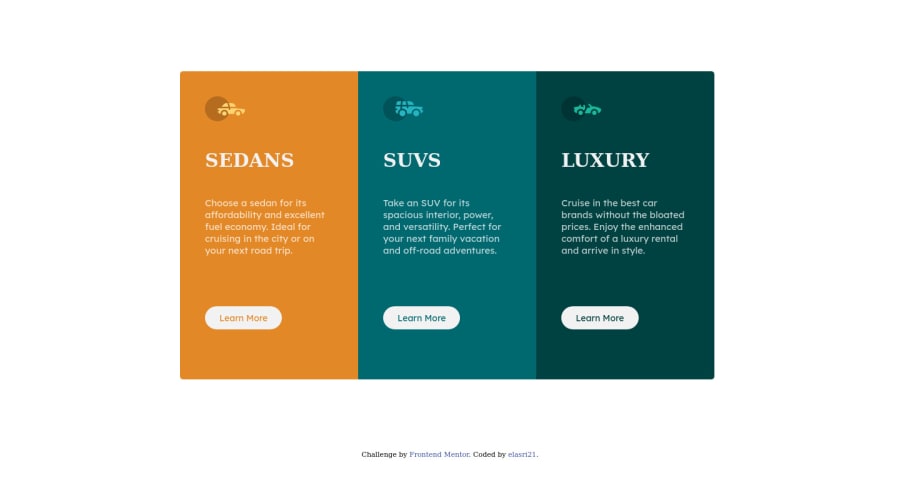Frontend Mentor My Second Front End Mentor Challenge 3 Column
