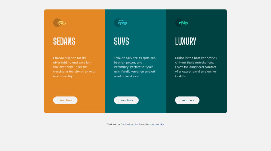Frontend Mentor Responsive Column Page Using Bootstrap And Css Coding