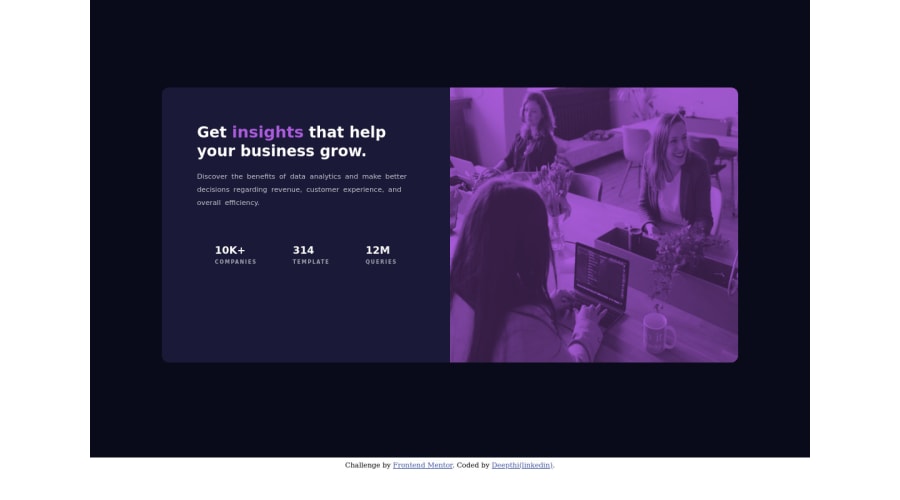 Frontend Mentor Stats Preview Card Component Main Responsive