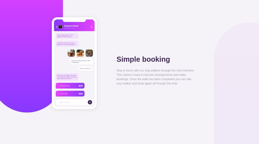 Frontend Mentor Chat App Css Illustration Using React Js Sass