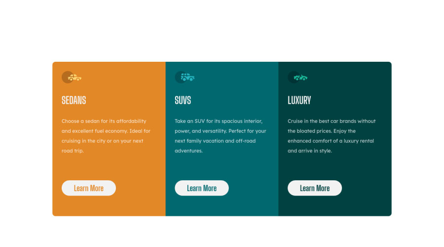 Frontend Mentor 3 Column Preview Card Using Only Html And Css Coding
