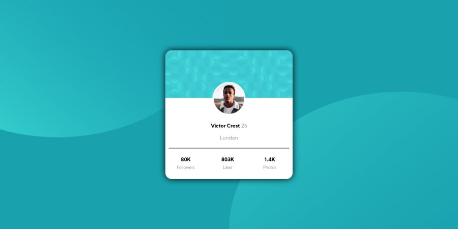 Frontend Mentor A Profile Card With Html Css Coding Challenge Solution