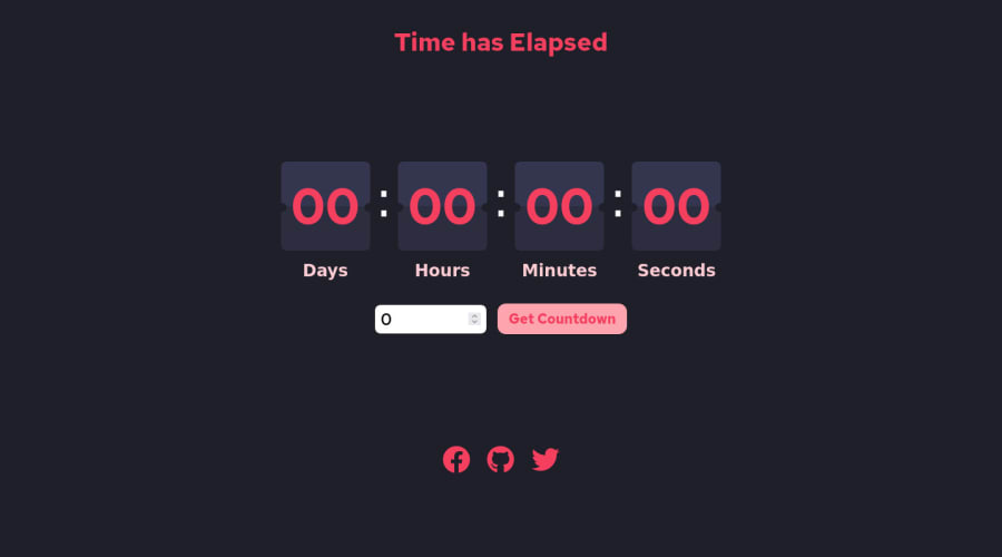 Frontend Mentor Launch Countdown Timer Coding Challenge Solution