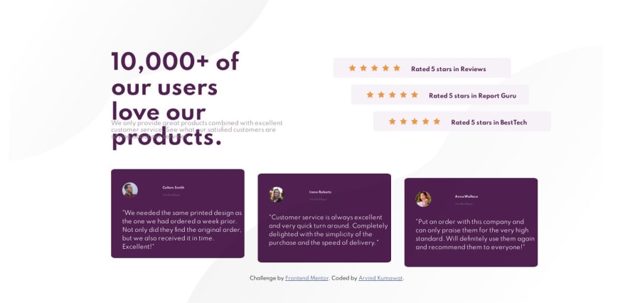 Frontend Mentor Social Proof Section Using Html And Css Coding