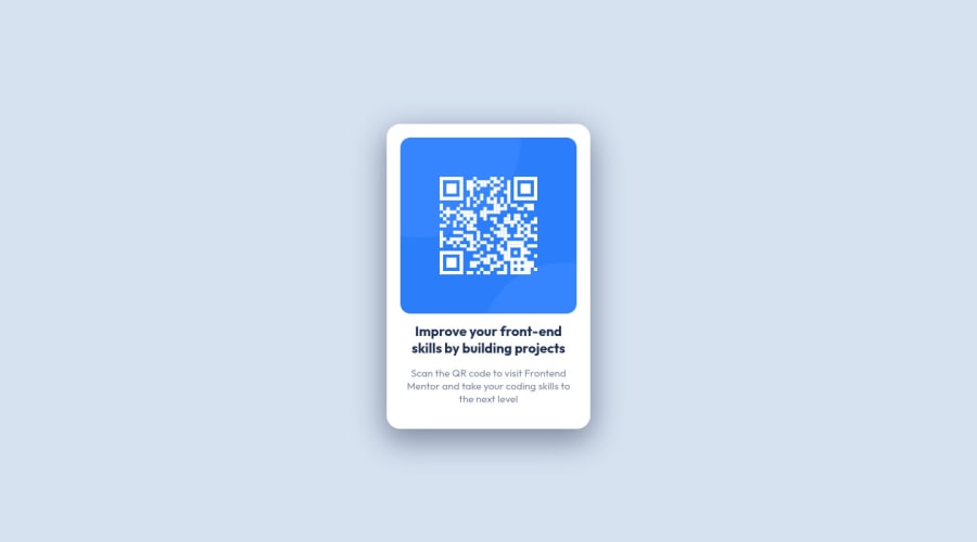 Frontend Mentor Qr Component Using Basic Html And Css Coding