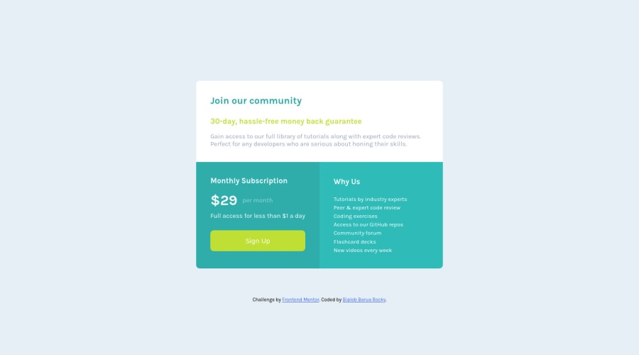 Frontend Mentor Responsive Grid Component With Css Grid And Flexbox