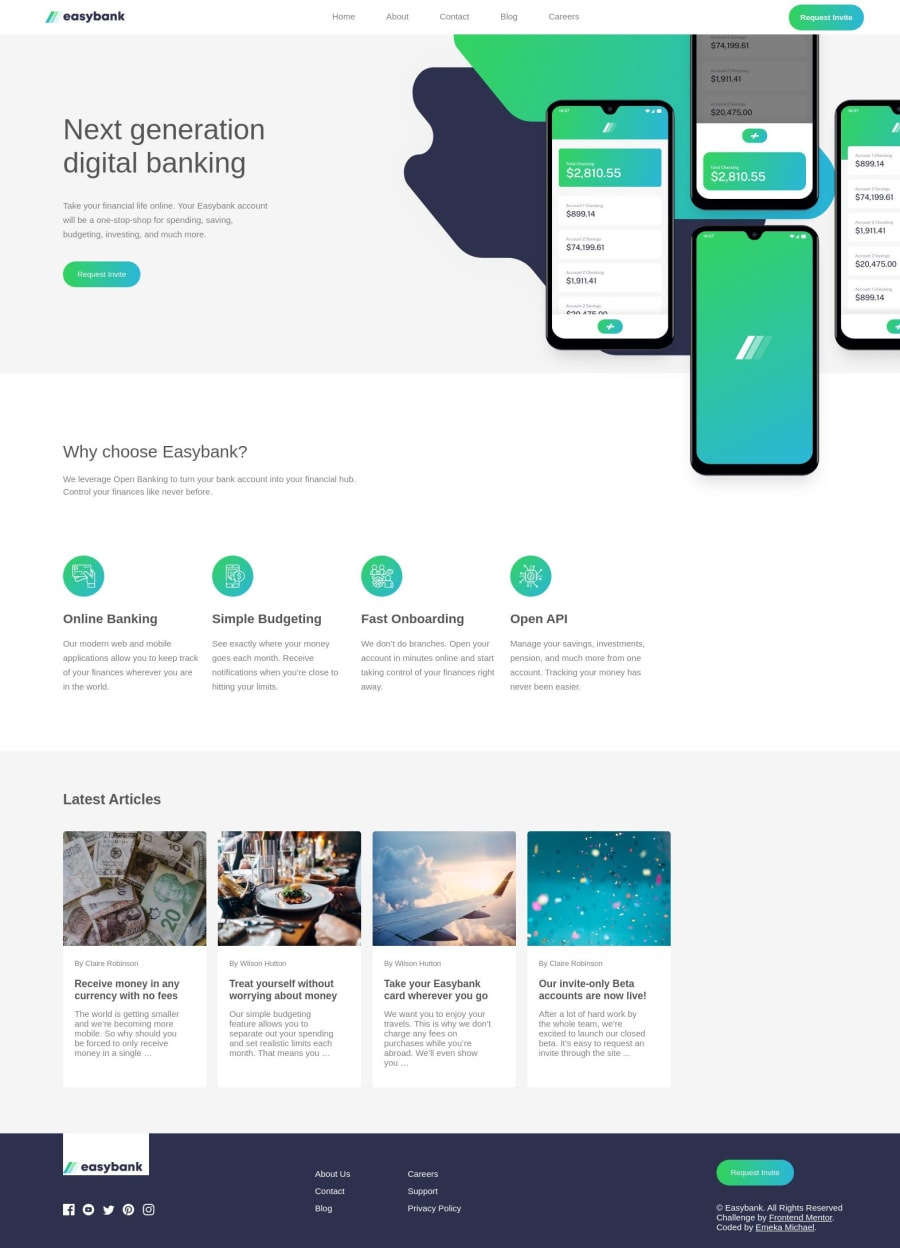 Frontend Mentor Html Css And Js Coding Challenge Solution