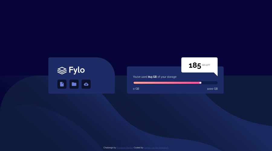 Frontend Mentor Fylo Data Storage Component Using Css Flexbox Coding