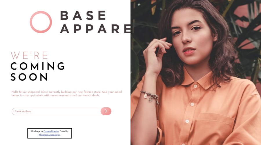 Frontend Mentor Adaptive Mobile First Base Apparel Page