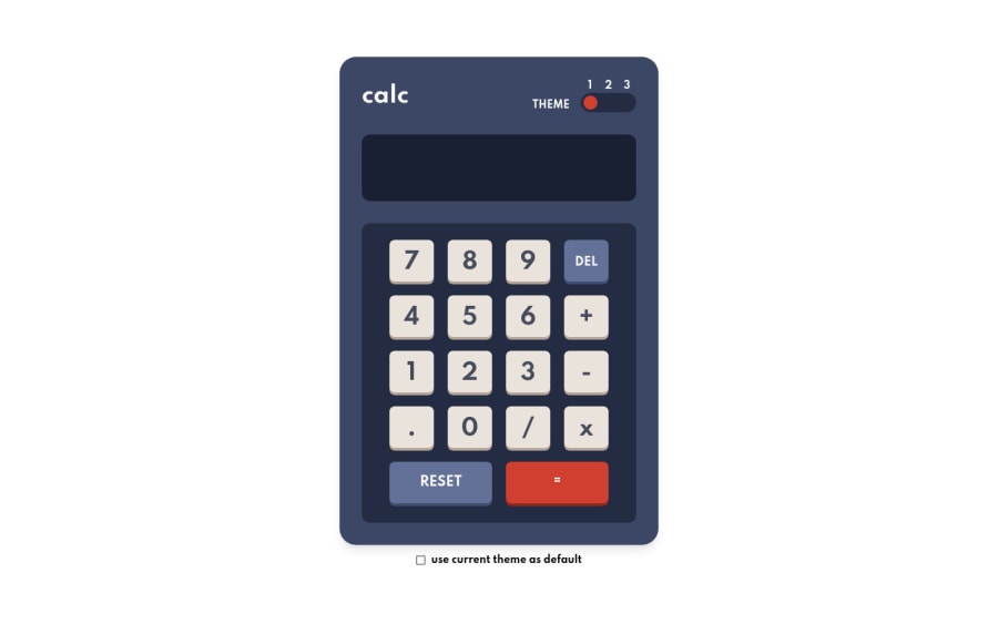 Frontend Mentor Calculator App With React Typescript
