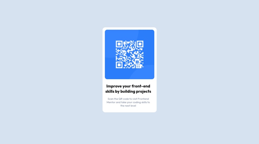 Frontend Mentor Qr Code Component Using Html And Css Coding Challenge