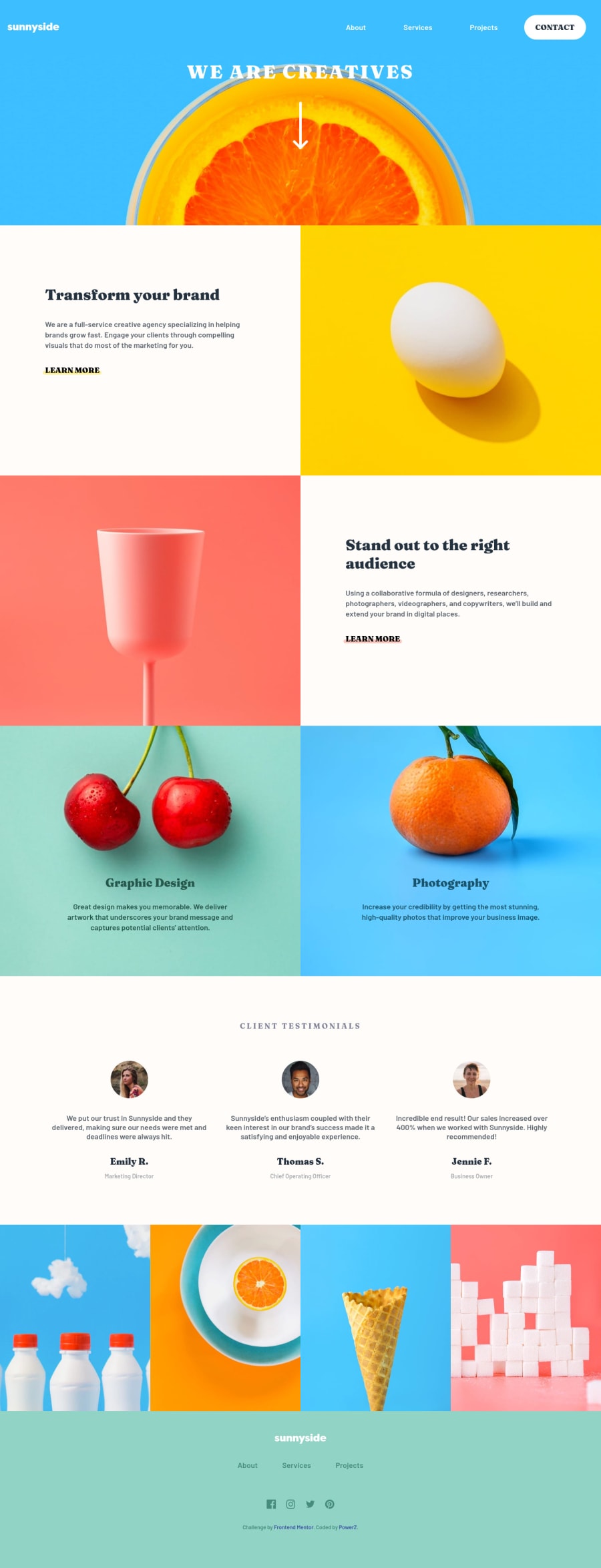 Frontend Mentor Mobile First Landing Page Using Sass Grid Flexbox