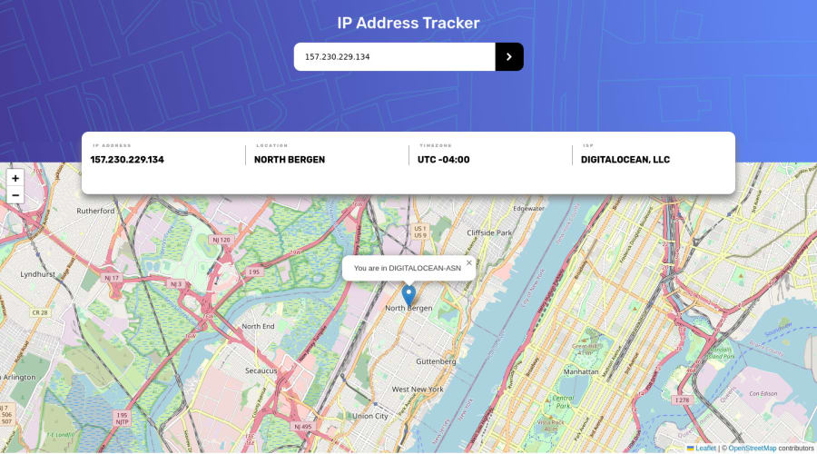Frontend Mentor Ip Tracker Using Html Css And Javascript Coding