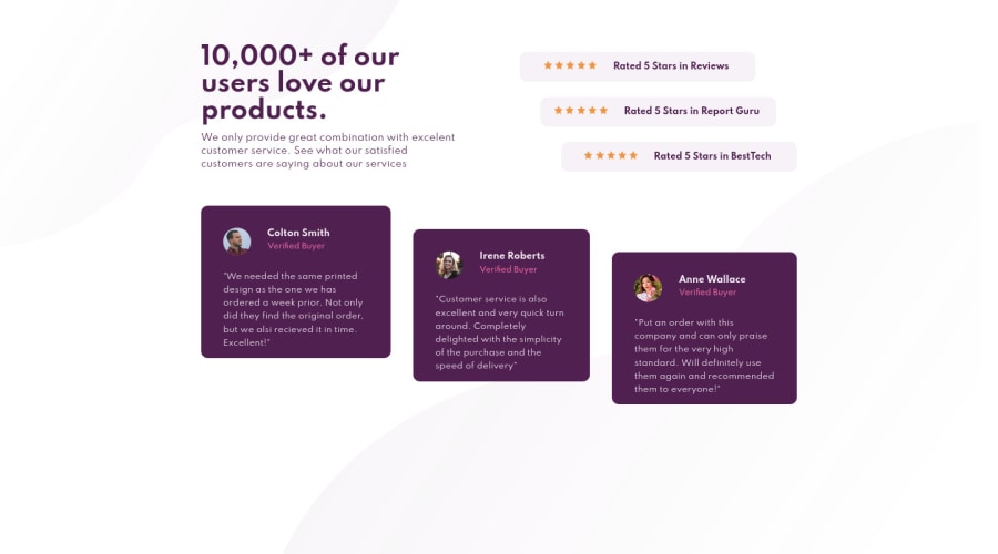 Frontend Mentor | Social proof section, flexbox, media queries coding ...