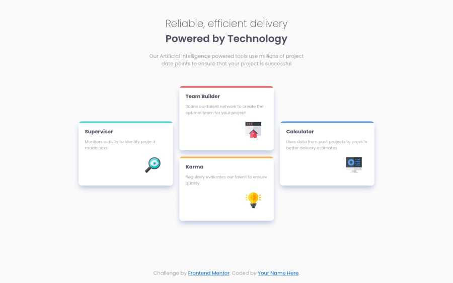 Frontend Mentor Responsive Cards Using Flexbox Coding Challenge Solution