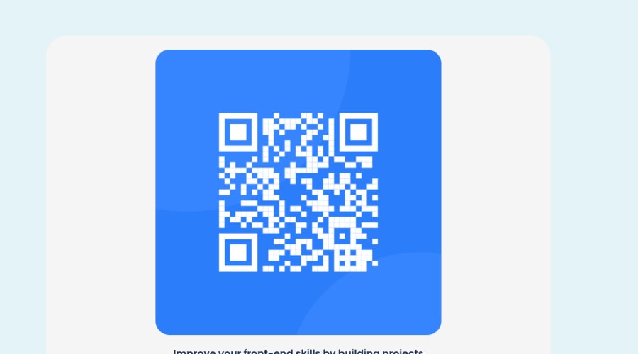 Frontend Mentor Qr Code Component Main Using Css With Html Coding
