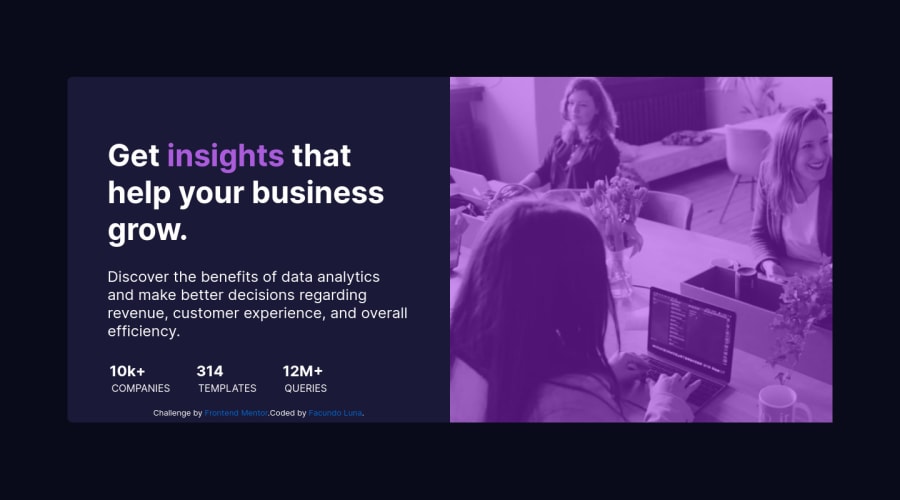 Frontend Mentor Stats Preview Card Component Using Css Grid Coding