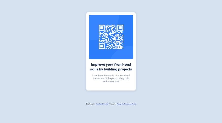 Frontend Mentor Qr Code Component Coding Challenge Solution