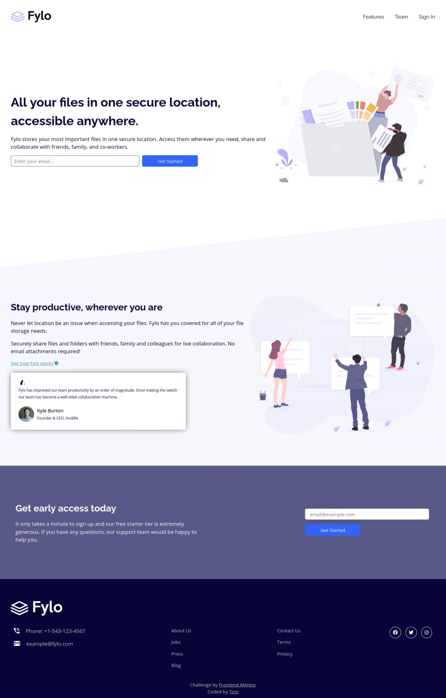Frontend Mentor Html Css And Js Coding Challenge Solution