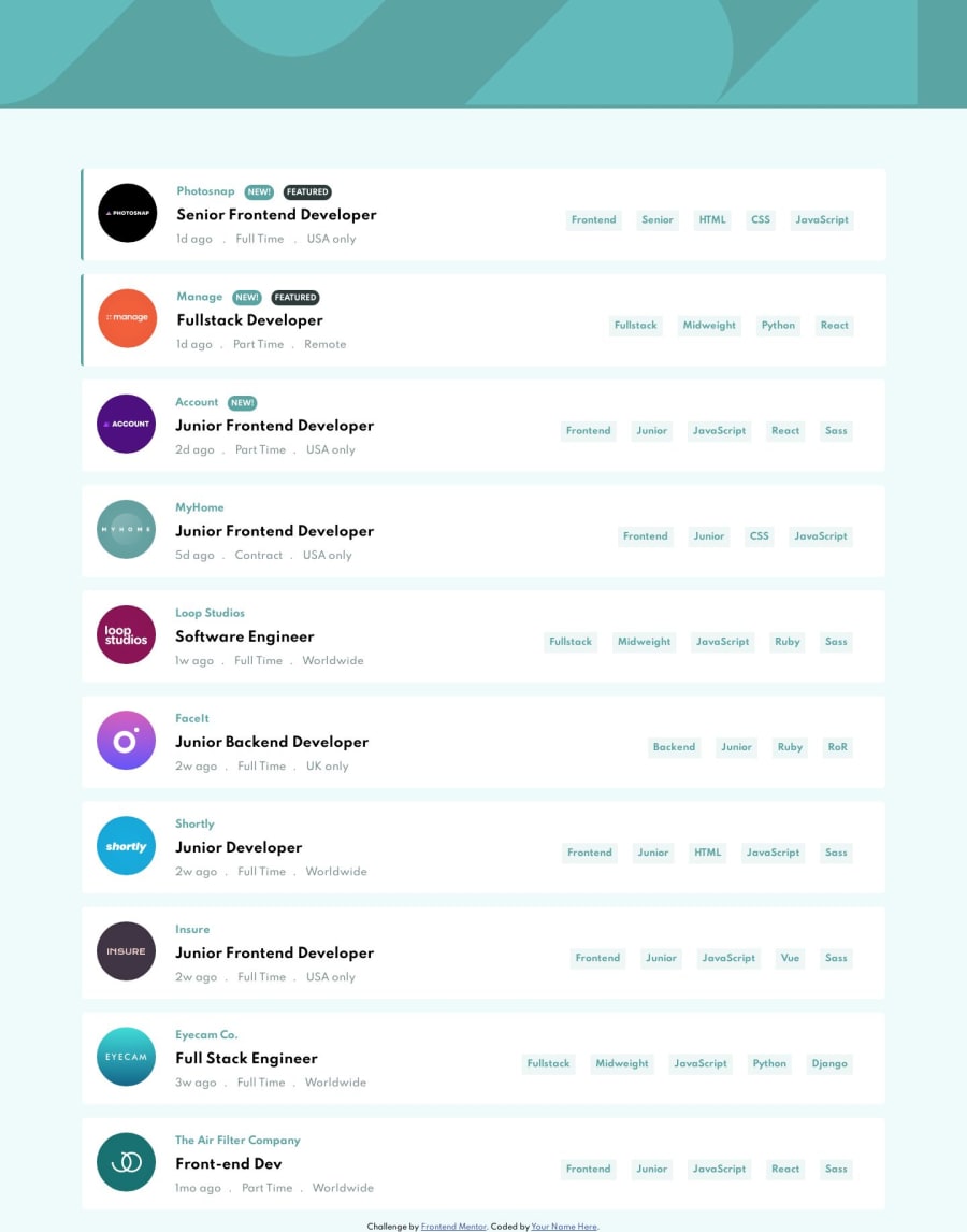 Frontend Mentor Made With Using Html Css And Jquery Well Systematic